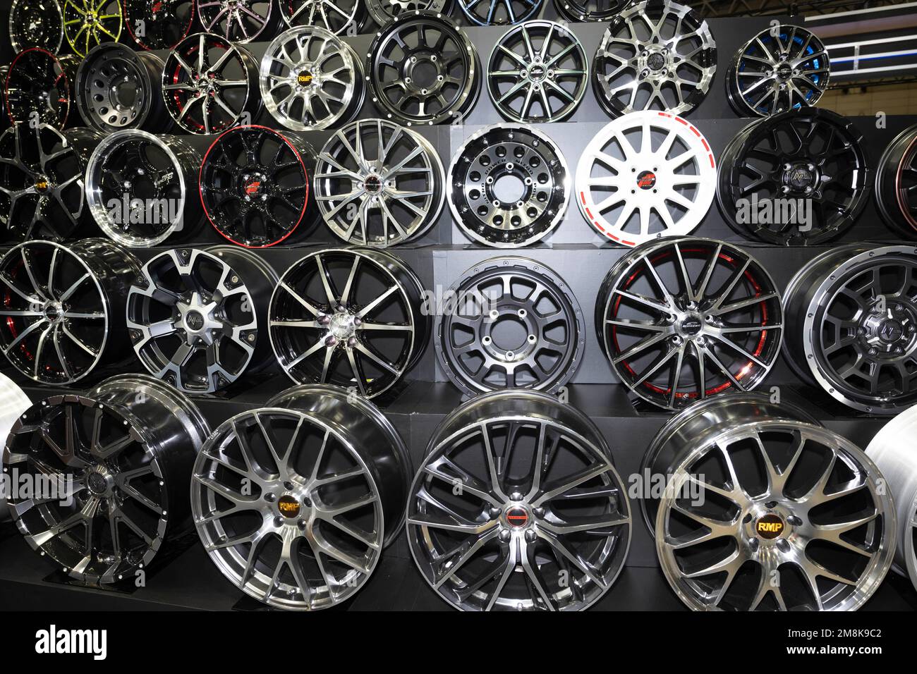Aftermarket wheel on car hi-res stock photography and images - Alamy