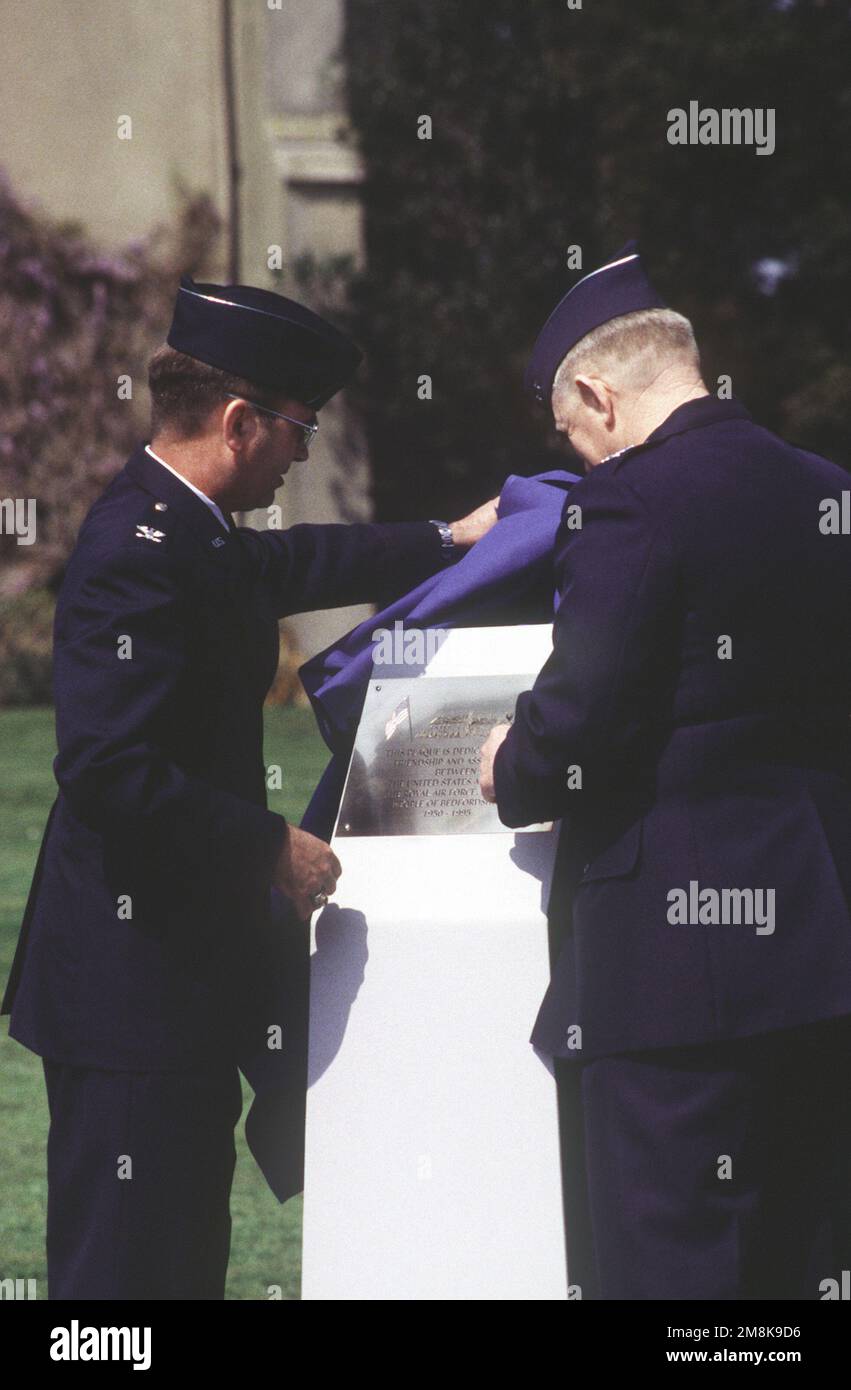 MAJ. GEN. James G. Andrus, Third Air Force Commander, helps the 774th ...