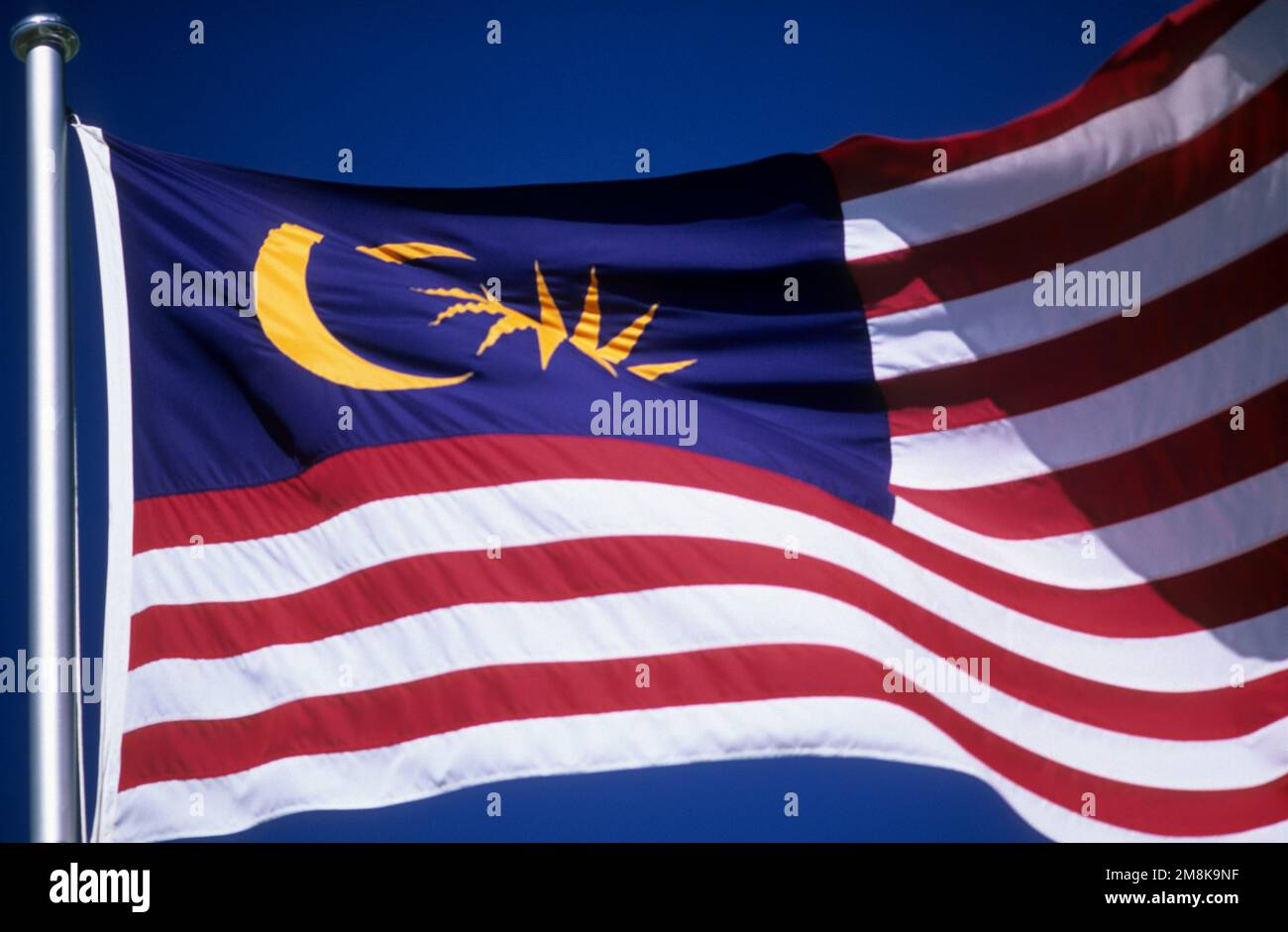 Malaysia, national flag/colours Stock Photo - Alamy