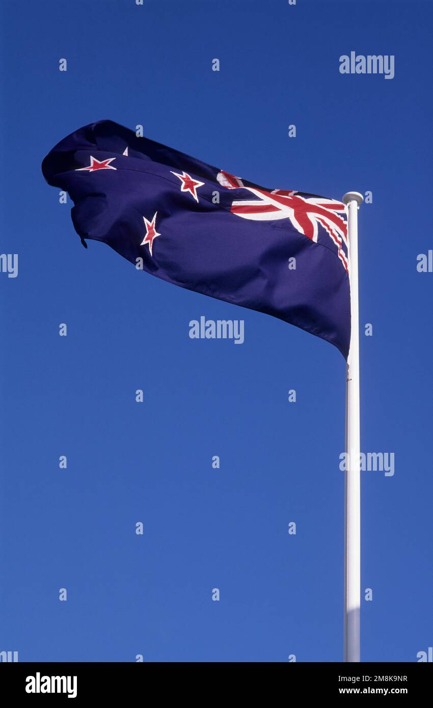 National flag of New Zealand Stock Photo - Alamy