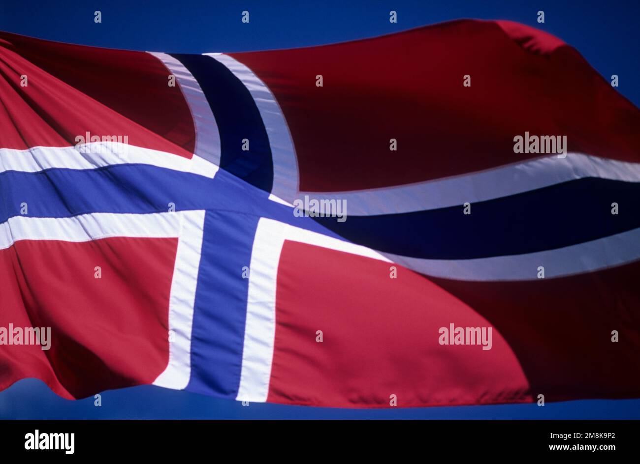Norway, national flag/colours Stock Photo - Alamy