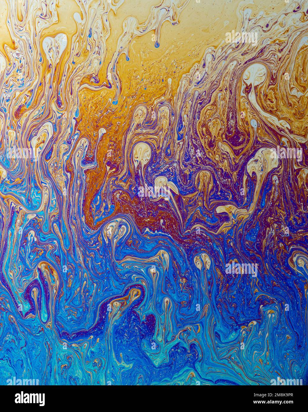 Abstract macro soap film backdrop Stock Photo - Alamy