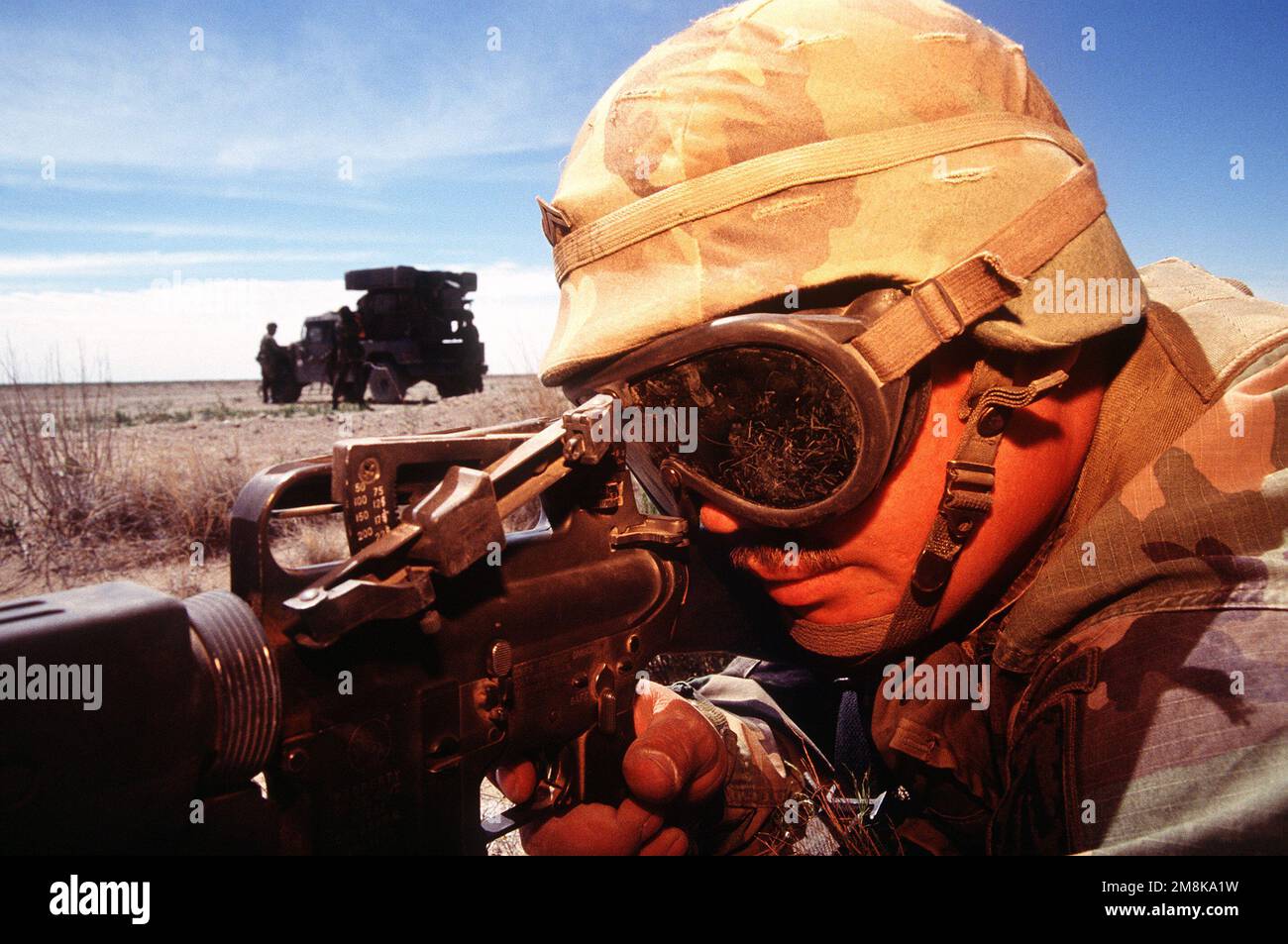 An Avenger Unit personnel, 12th Air Defense Artillery, Ft Polk ...