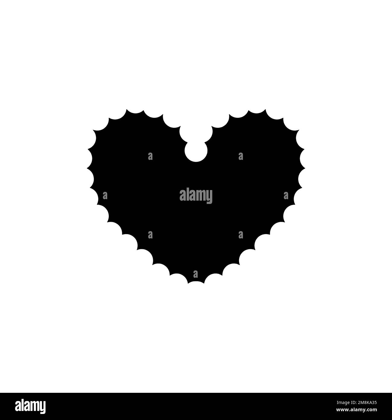 Hearth shape symbol Stock Vector Images - Alamy