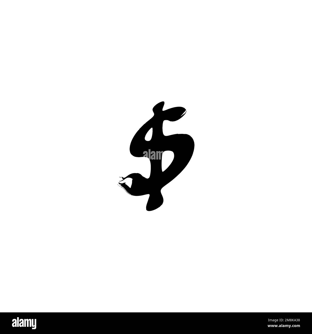 Dollar icon. Simple style banking poster background symbol. Dollar ...