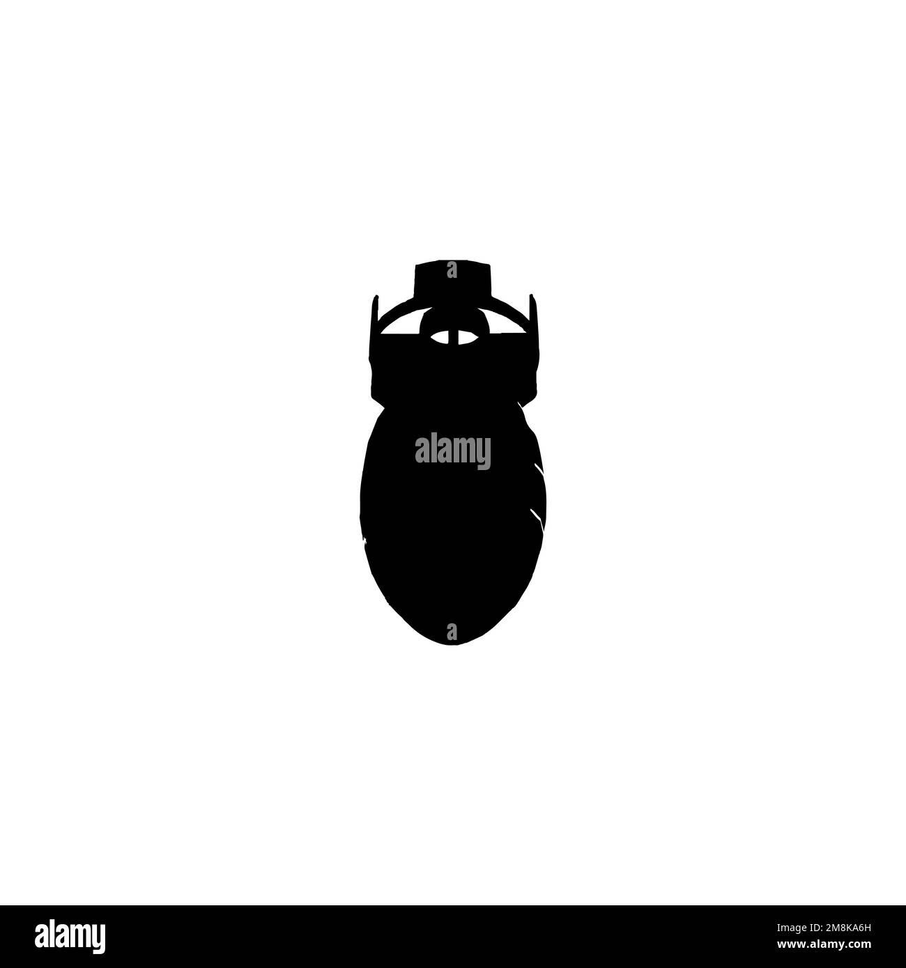 Nuclear bomb icon. Simple style no nuclear bomb poster background ...