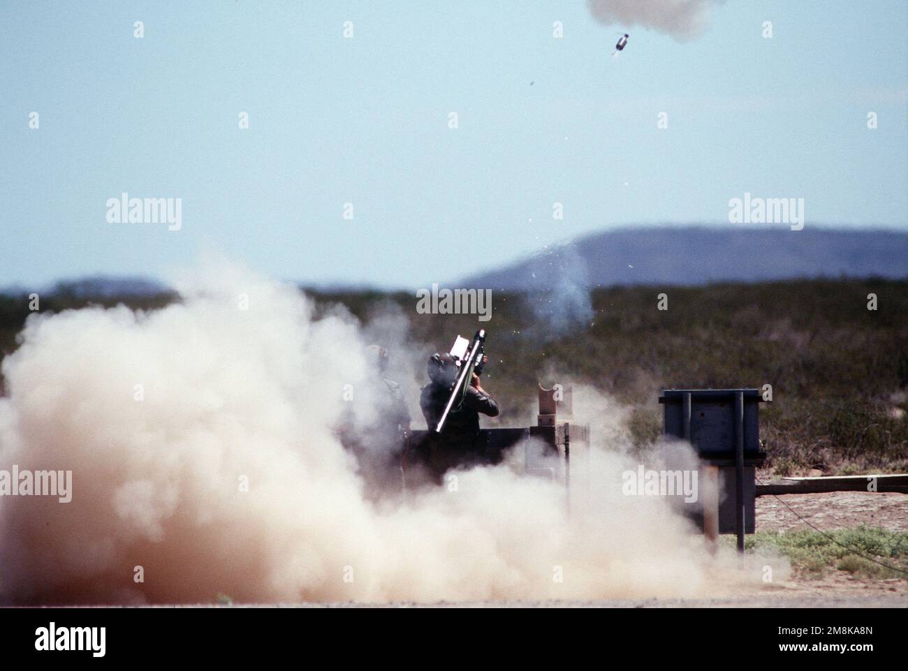 Dutch military personnel fire stinger missiles as part of the live fire ...