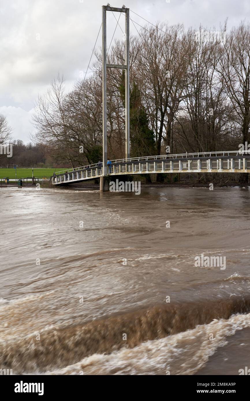 Heavy rain causes turbulent water and flooding in Pontcanna Fields and ...