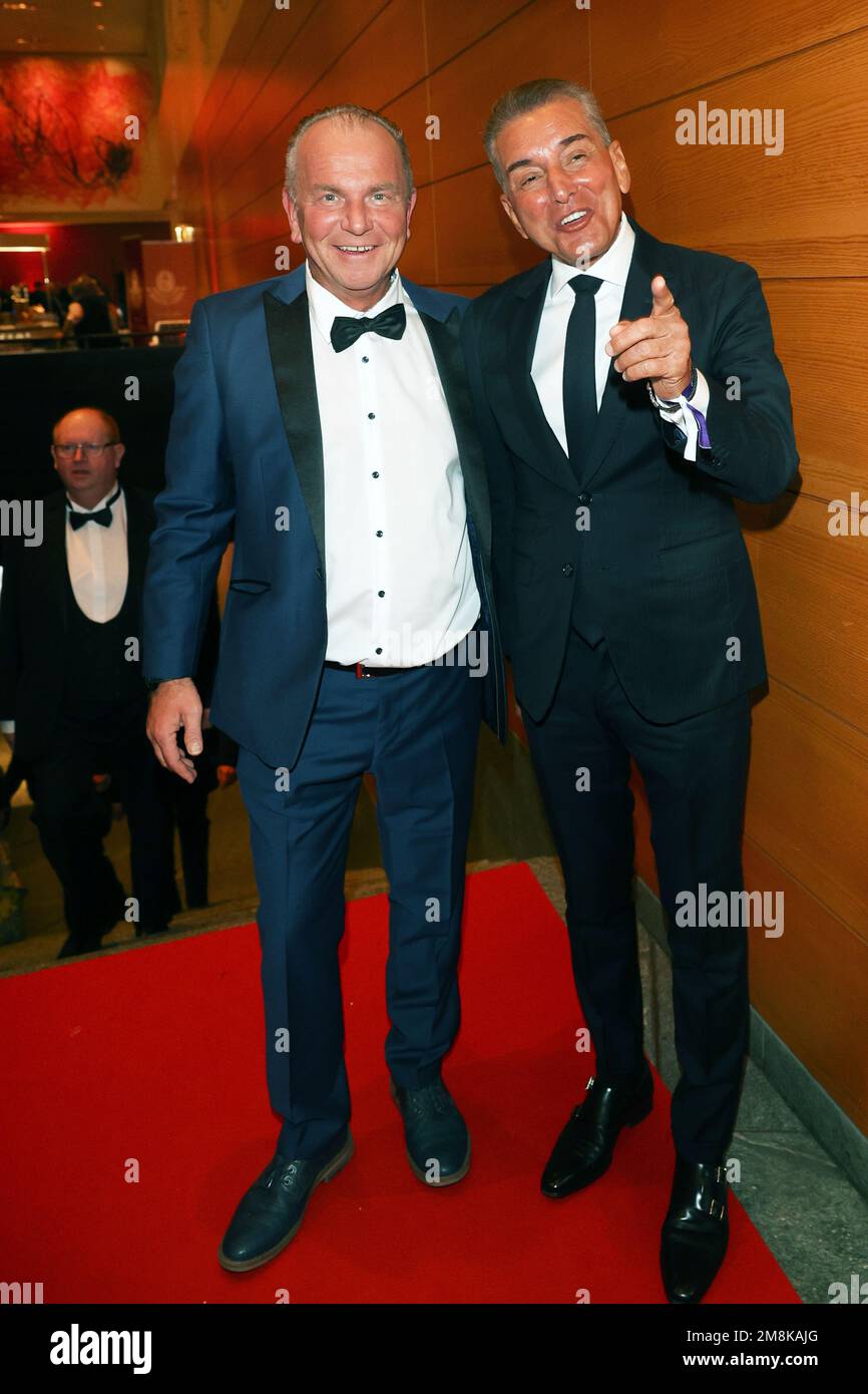 Berlin, Germany. 14th Jan, 2023. Organizers Mario Koss and Michel ...