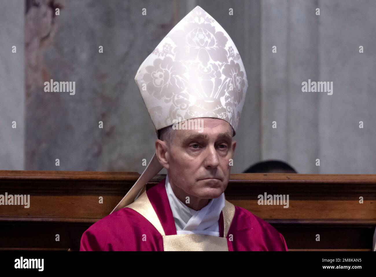 Vatican city, Vatican, 14 january 2023. Monsignor Georg Gaenswein ...