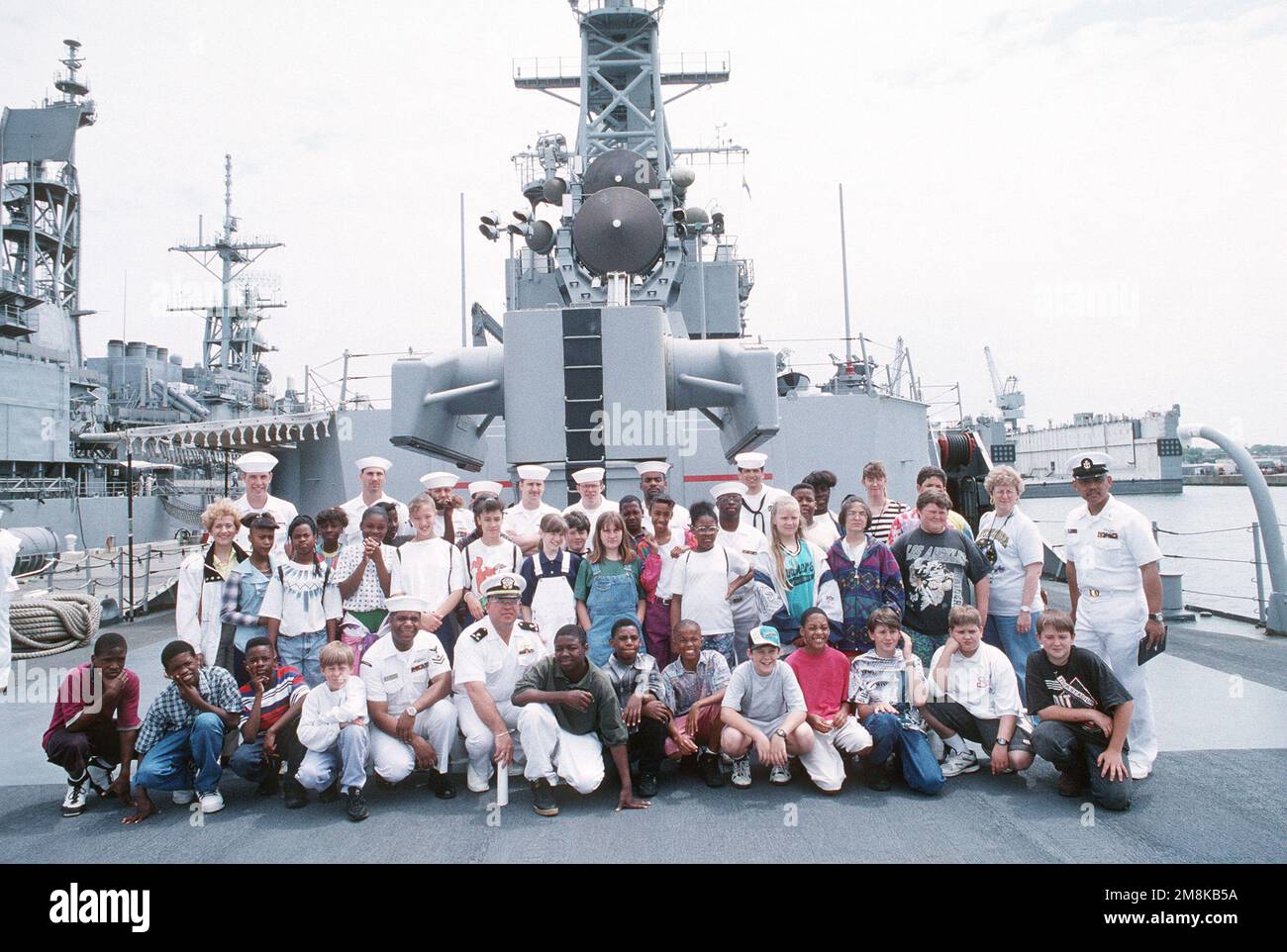 A group of students from a local school pose for a photograph on the ...