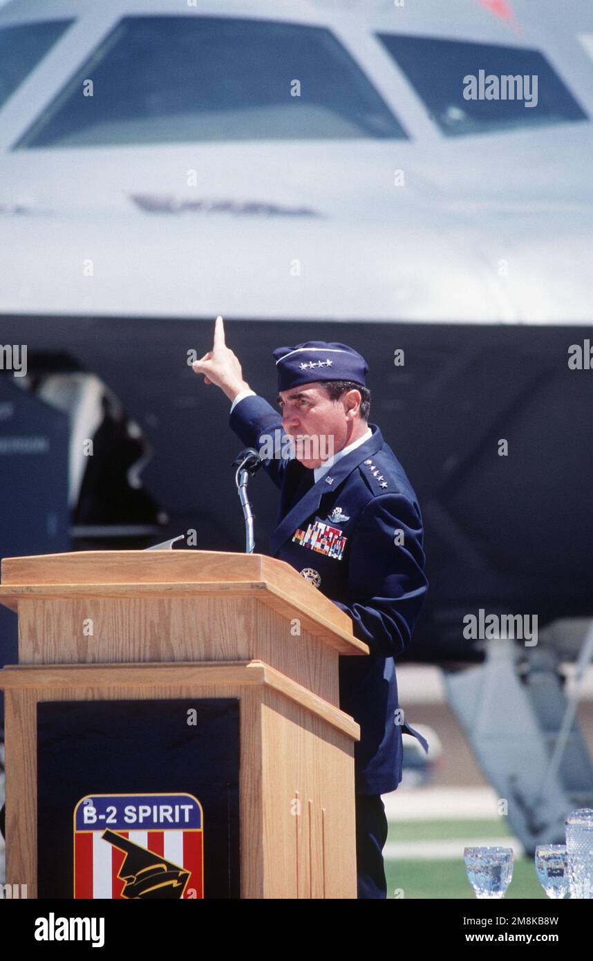 General John Loh, Commander and CHIEF Air Combat Command addresses ...