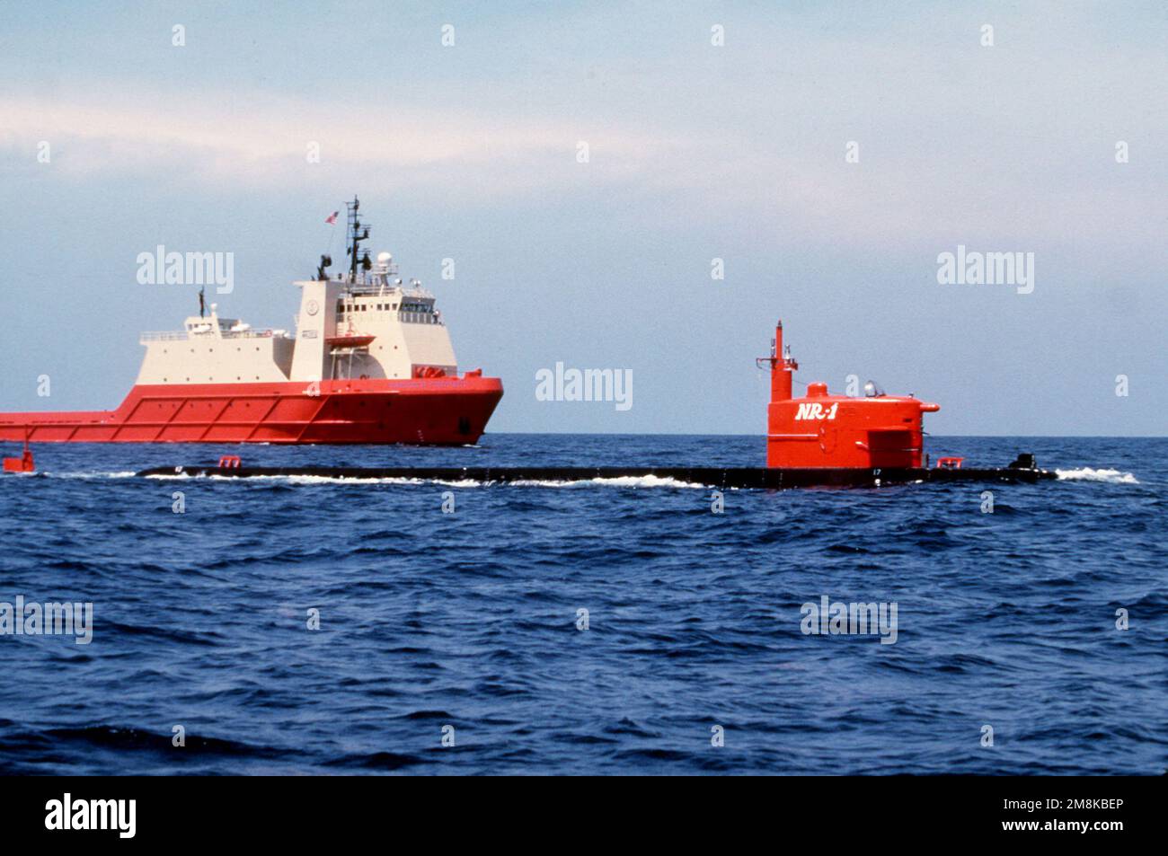 The Deep Submergence Rescue Vehicle (DSRV) support depot ship USNS ...