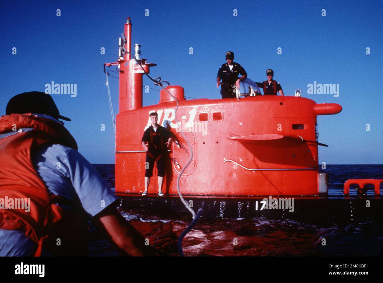 A crewmember of NR-1, the Navy's only deep nuclear-powered deep ...