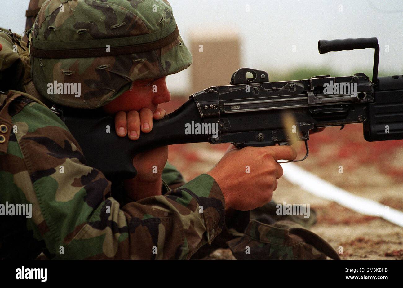 U.S. Marine Lance CPL. Kevin Hepinstall of the 1ST Battalion, 4th ...