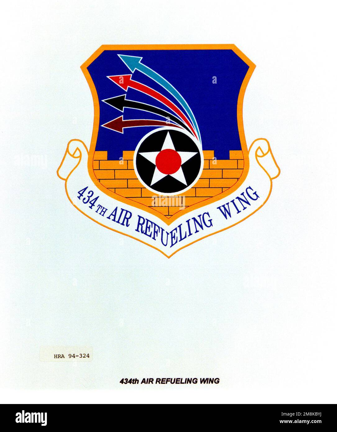 Approved Insignia for the 434th Air Refueling Wing. Exact Date Shot ...
