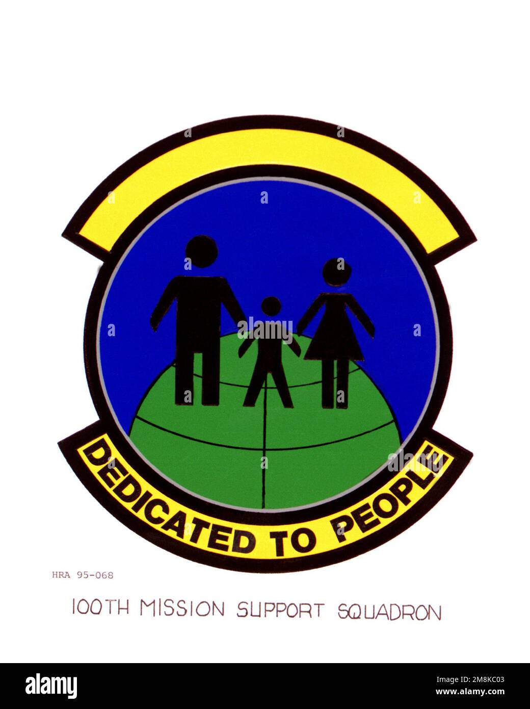 Approved Insignia for the 100th Mission Support Squadron. Exact Date ...