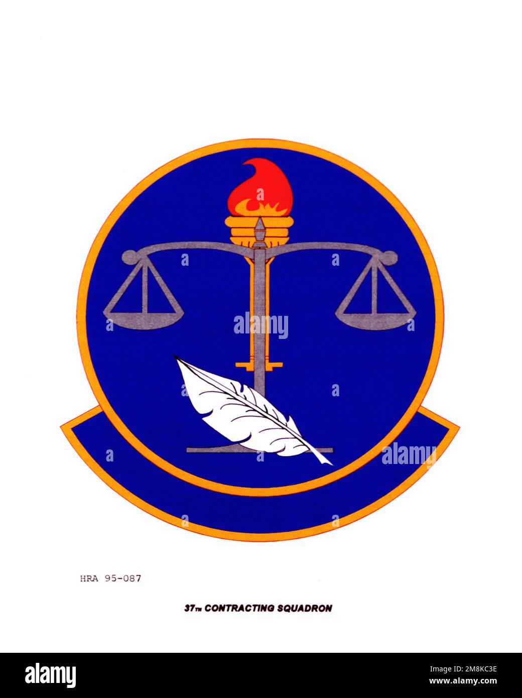 Approved Insignia for the 37th Contracting Squadron. Exact Date Shot ...