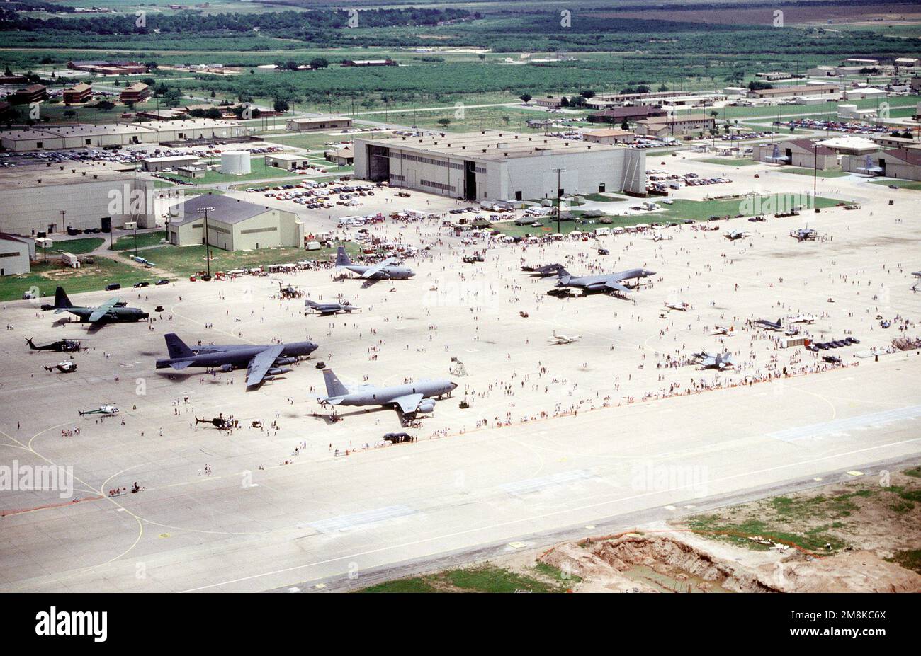 An aerial view of Big Country Appreciation Day, the annual open house ...