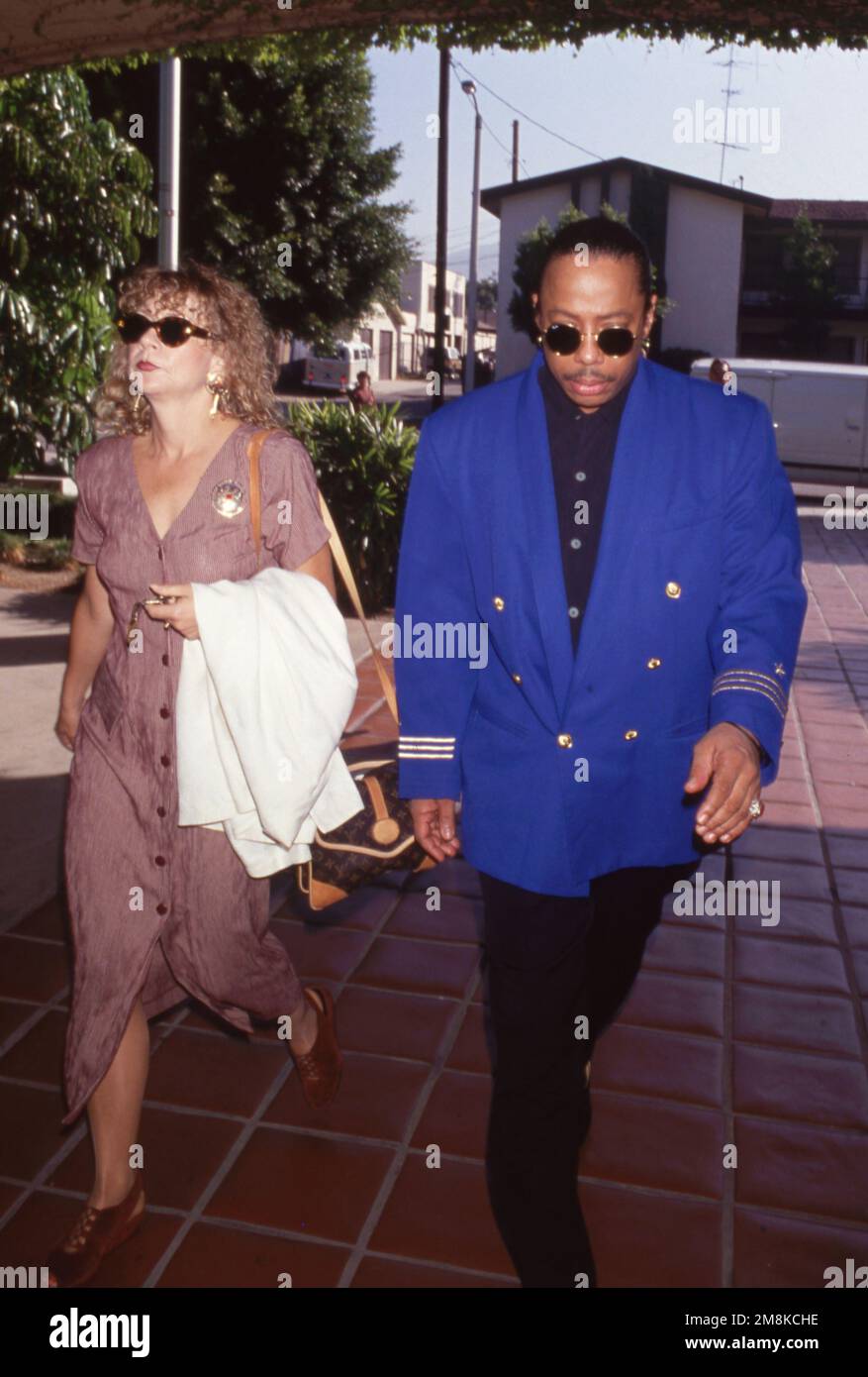 Michael Jackson at the San Fernando Valley Courthouse, in San Fernando ...