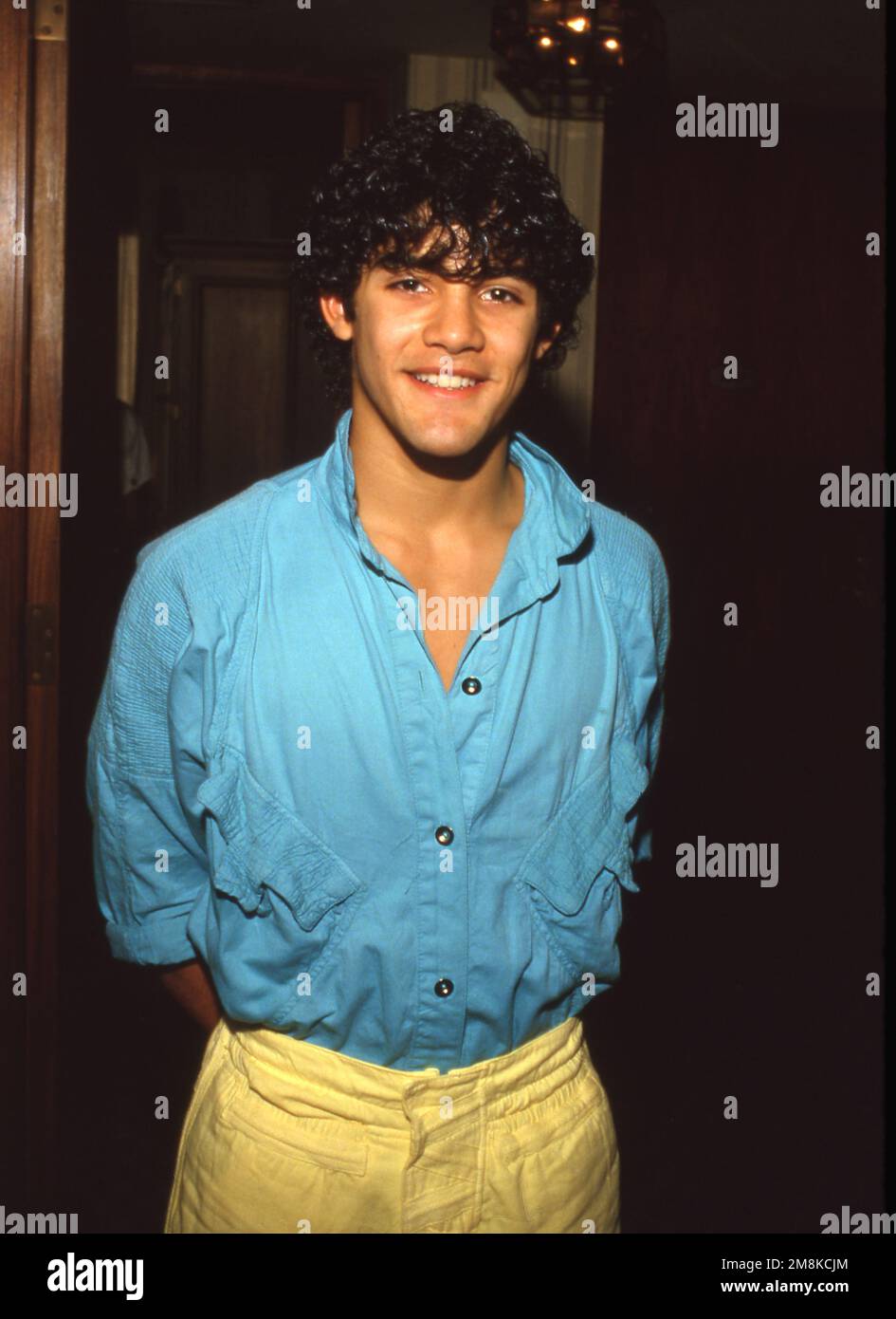 Charlie Rivera of Menudo at the Century Plaza Hotel, Los Angeles ...