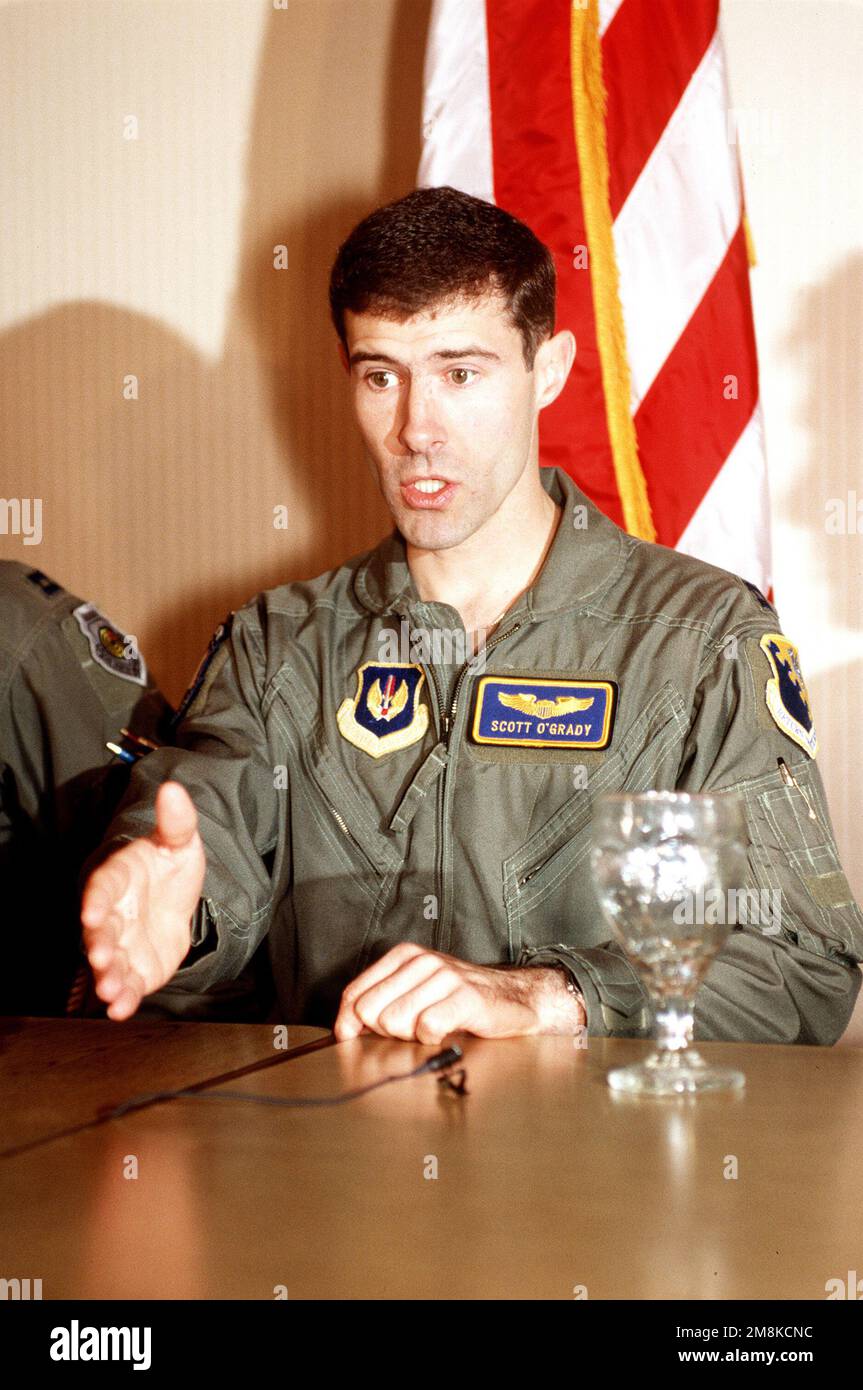 News media from around the world was present to document CAPT. Scott F ...