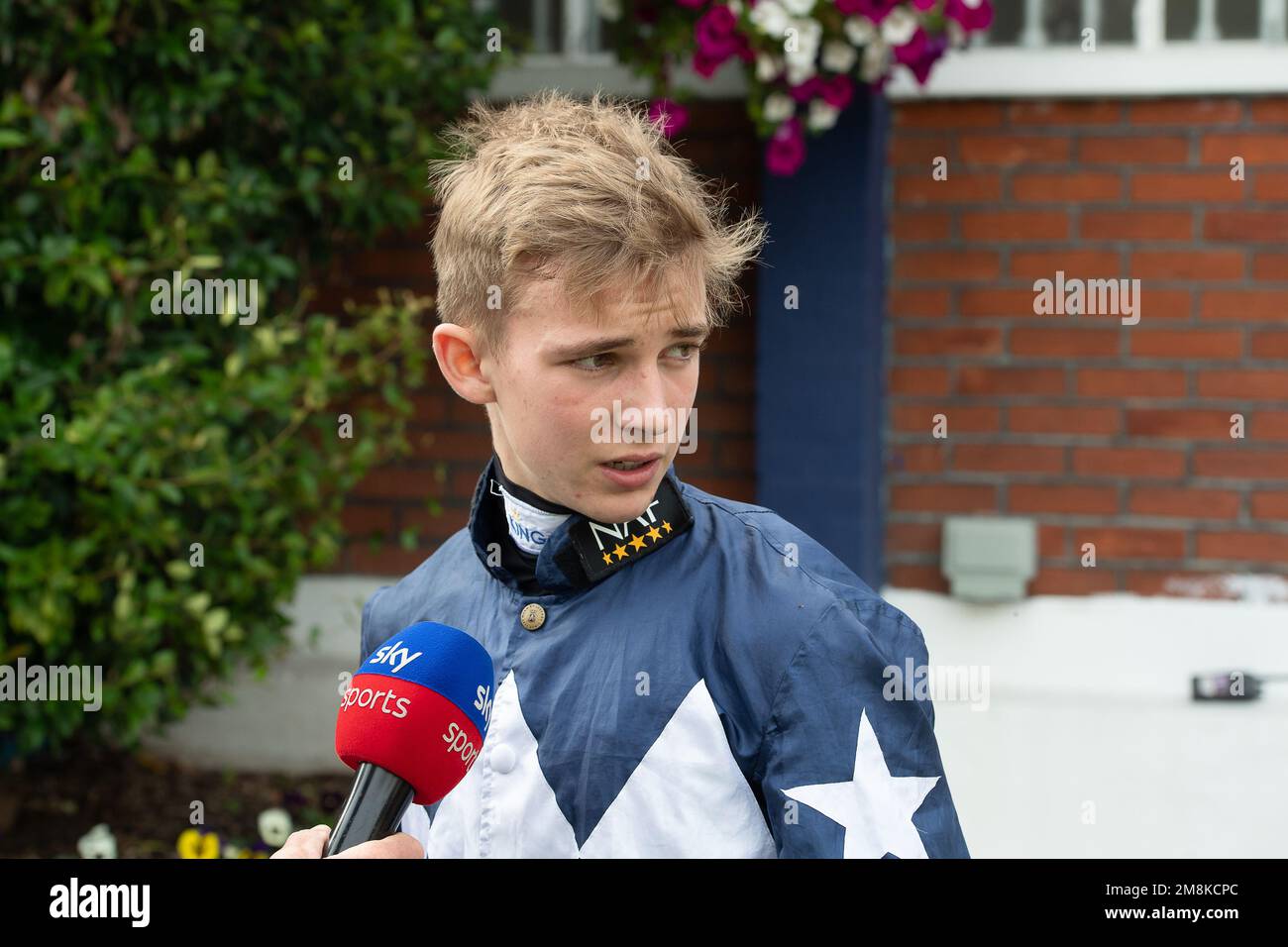 Windsor, Berkshire, UK. 3rd October, 2022. Jockey Harry Davies winner of The At The Races App ...
