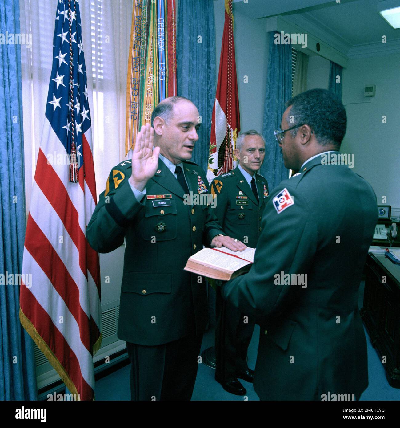 Brigadier General Donald J. Delandro, the Adjutant General, United ...