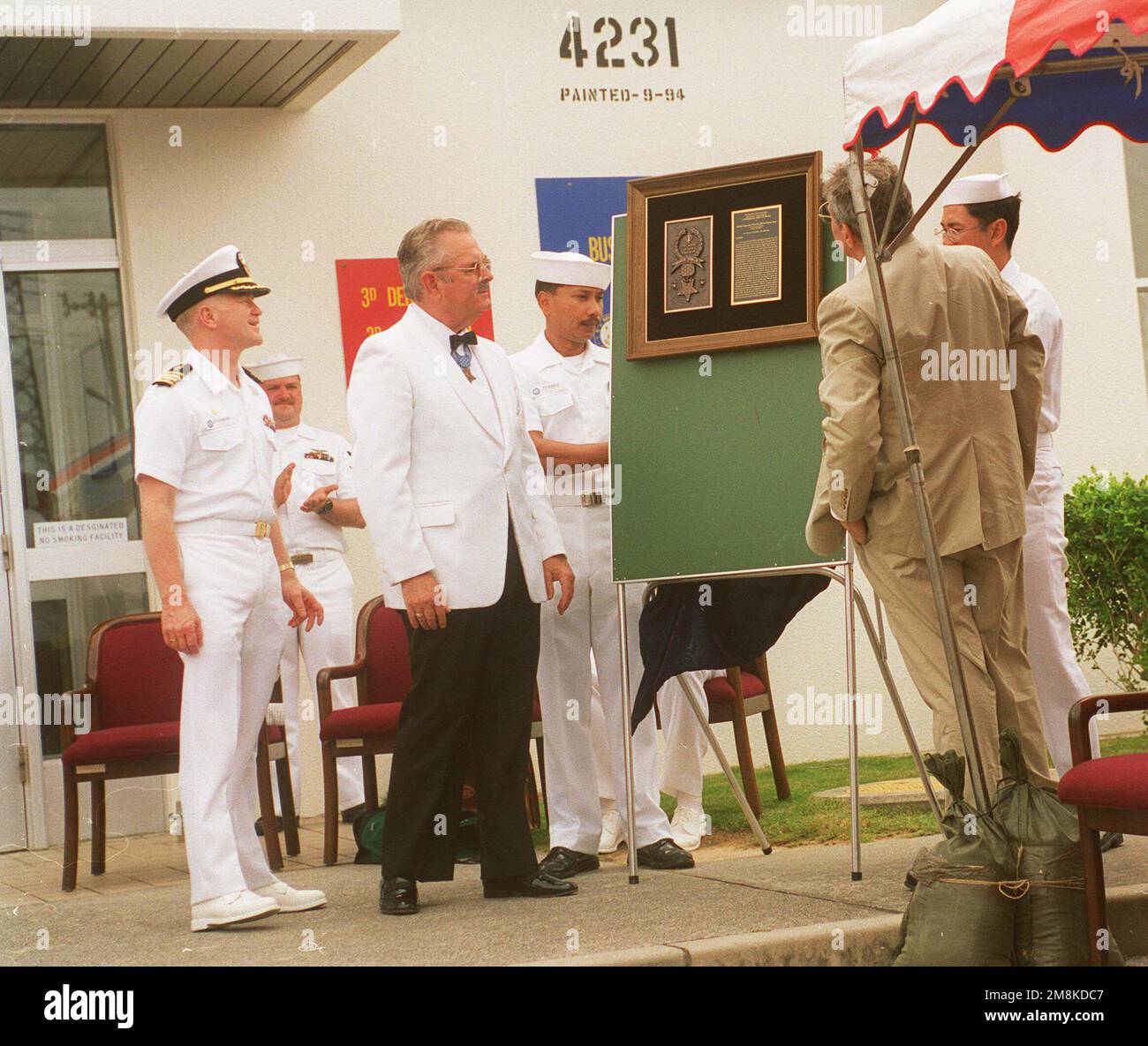 Congressional Medal of Honor Recipient, Robert E. Bush, was presented a ...