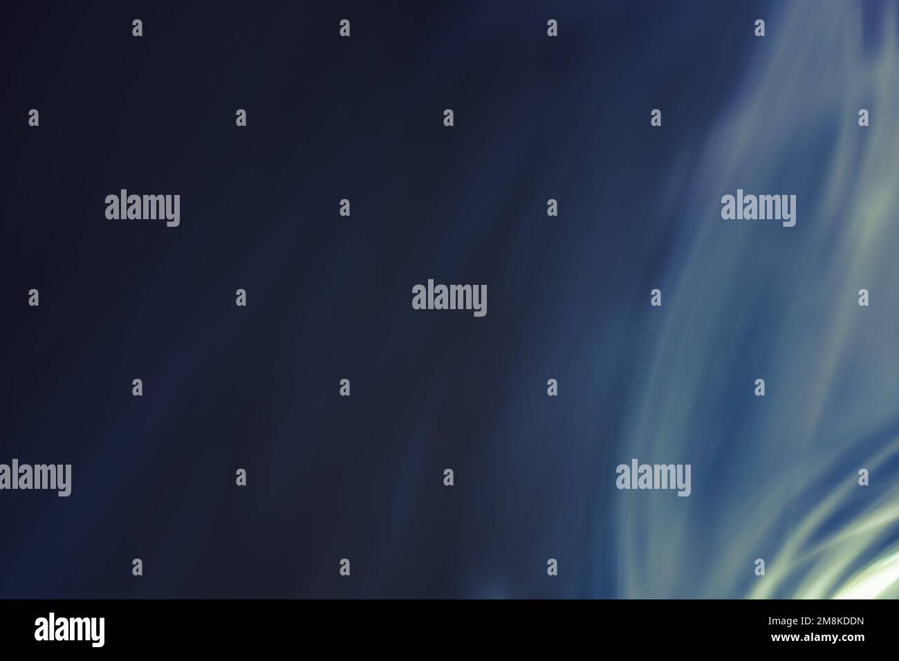 Abstraction of a dark background and white fog in cold blue tones. Haze ...