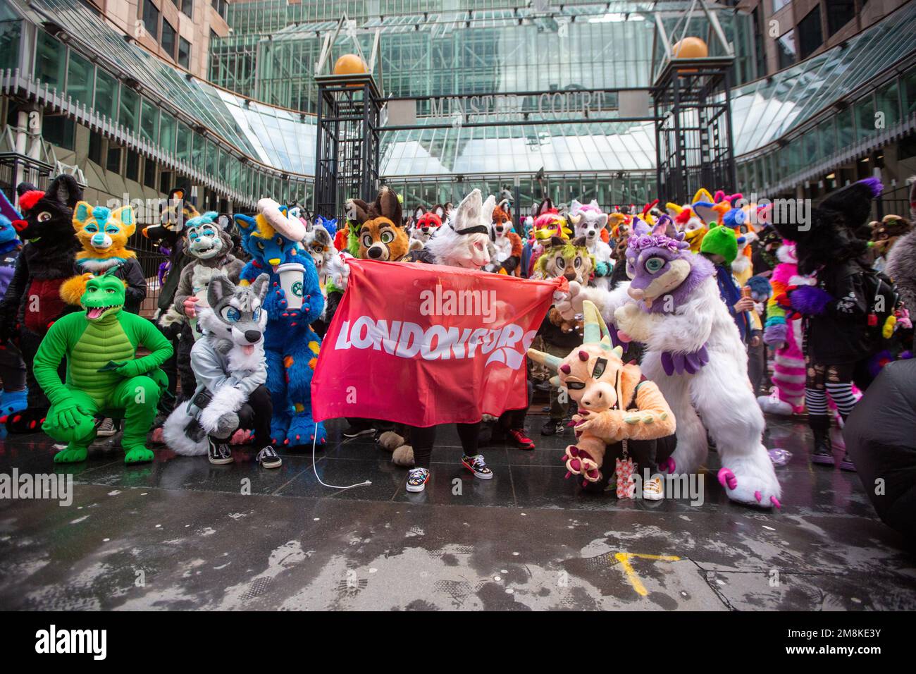 London, England, UK. 14th Jan, 2023. London Furs group members wearing ...