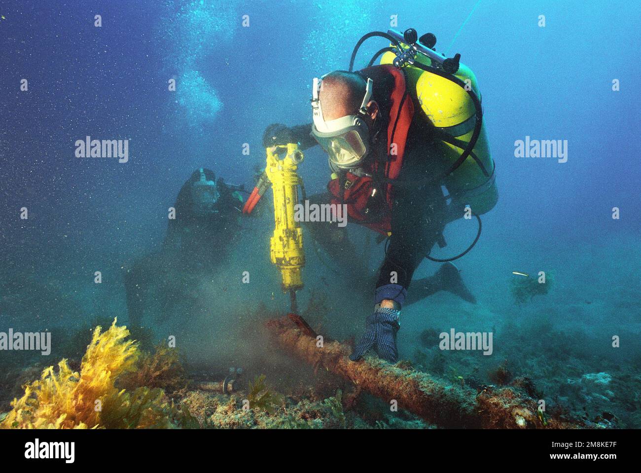 MASTER CHIEF (UCCM) Michael R. Oliver of Underwater Construction Team ...