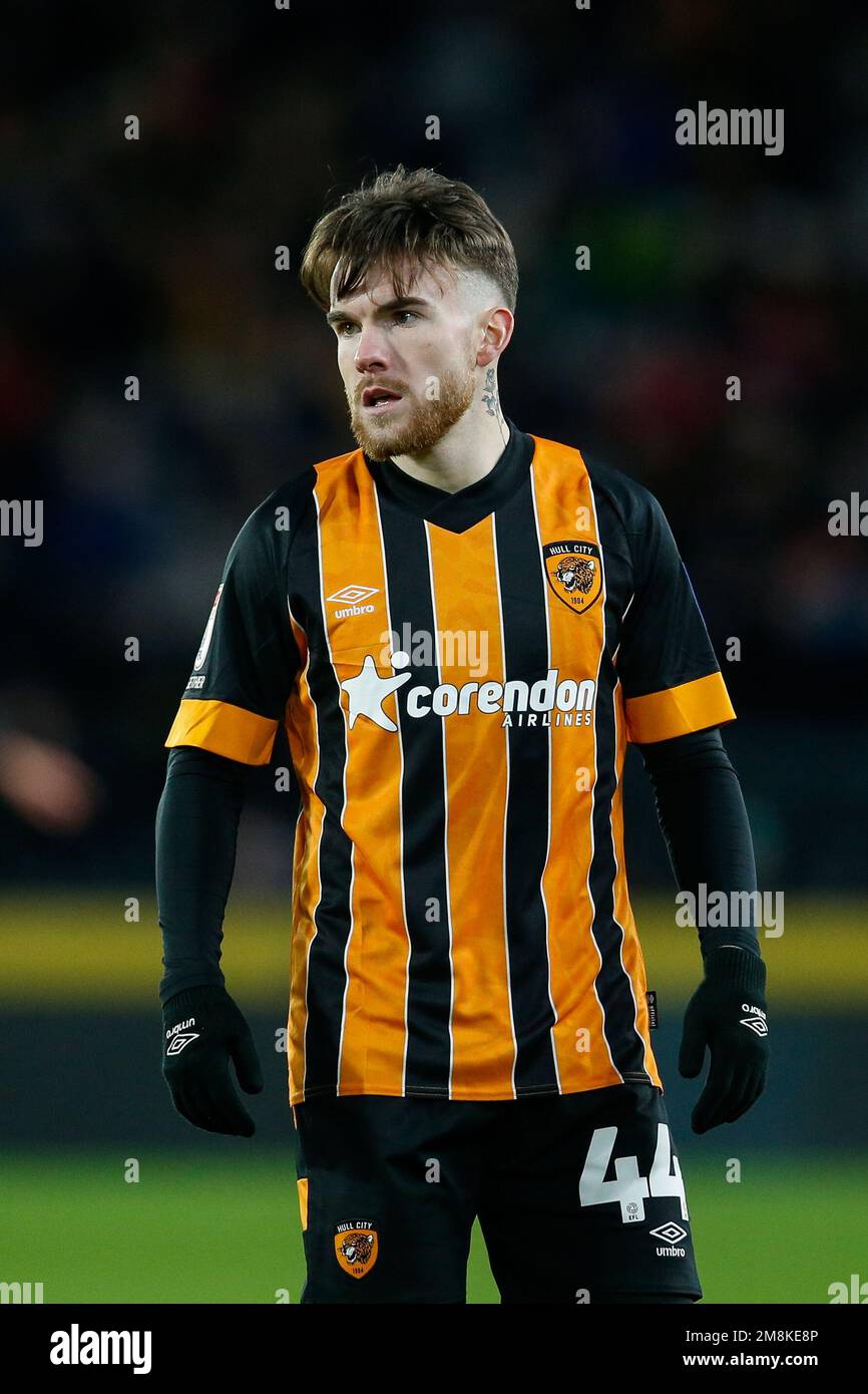 Aaron Connolly #49 of Hull City during the Sky Bet Championship match ...