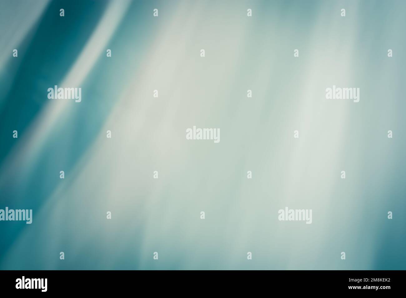 Stylish background in the form of an abstract curtain in cold turquoise ...