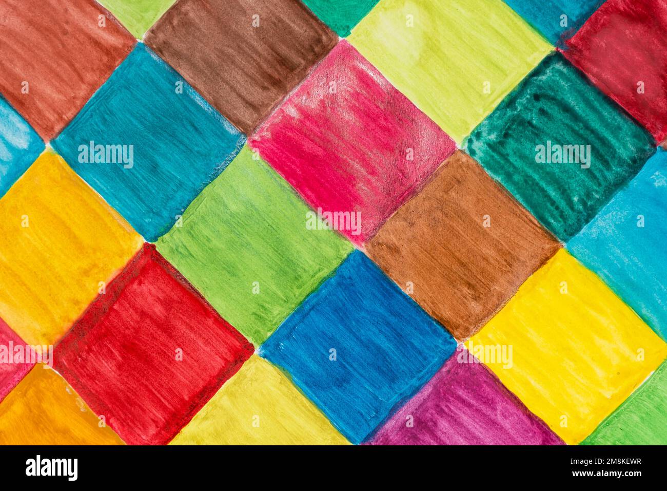 Abstract ink brush squares hi-res stock photography and images - Alamy