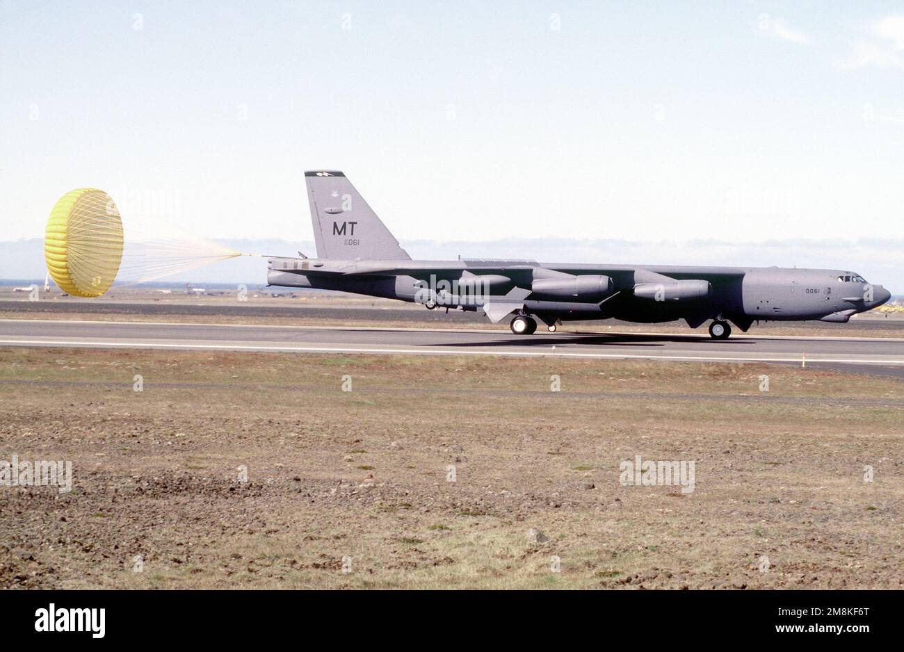 A B-52 Stratofortress from the 5th Bombing Wing, Minot AFB, North ...
