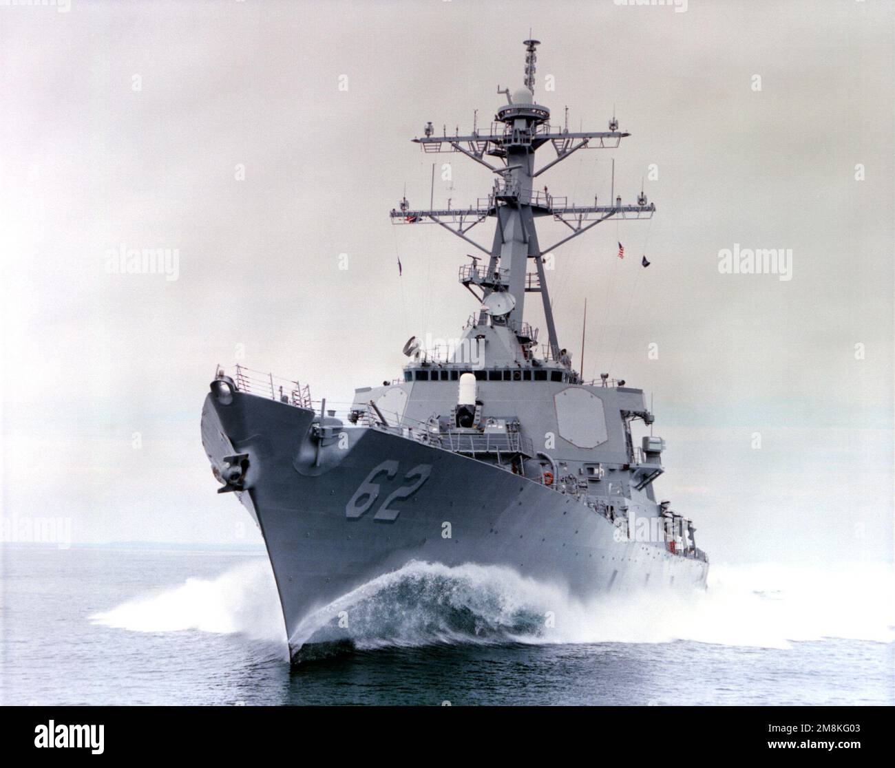A port bow view of the guided missile destroyer USS FITZGERALD (DDG-62 ...
