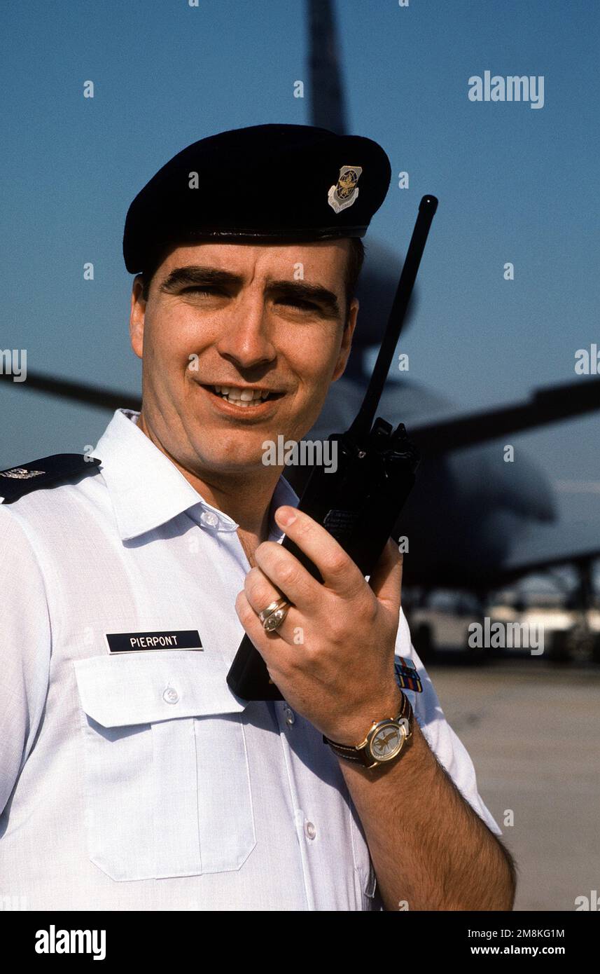 USAF MASTER Sergeant James Pierpont a Security Policeman assigned to ...