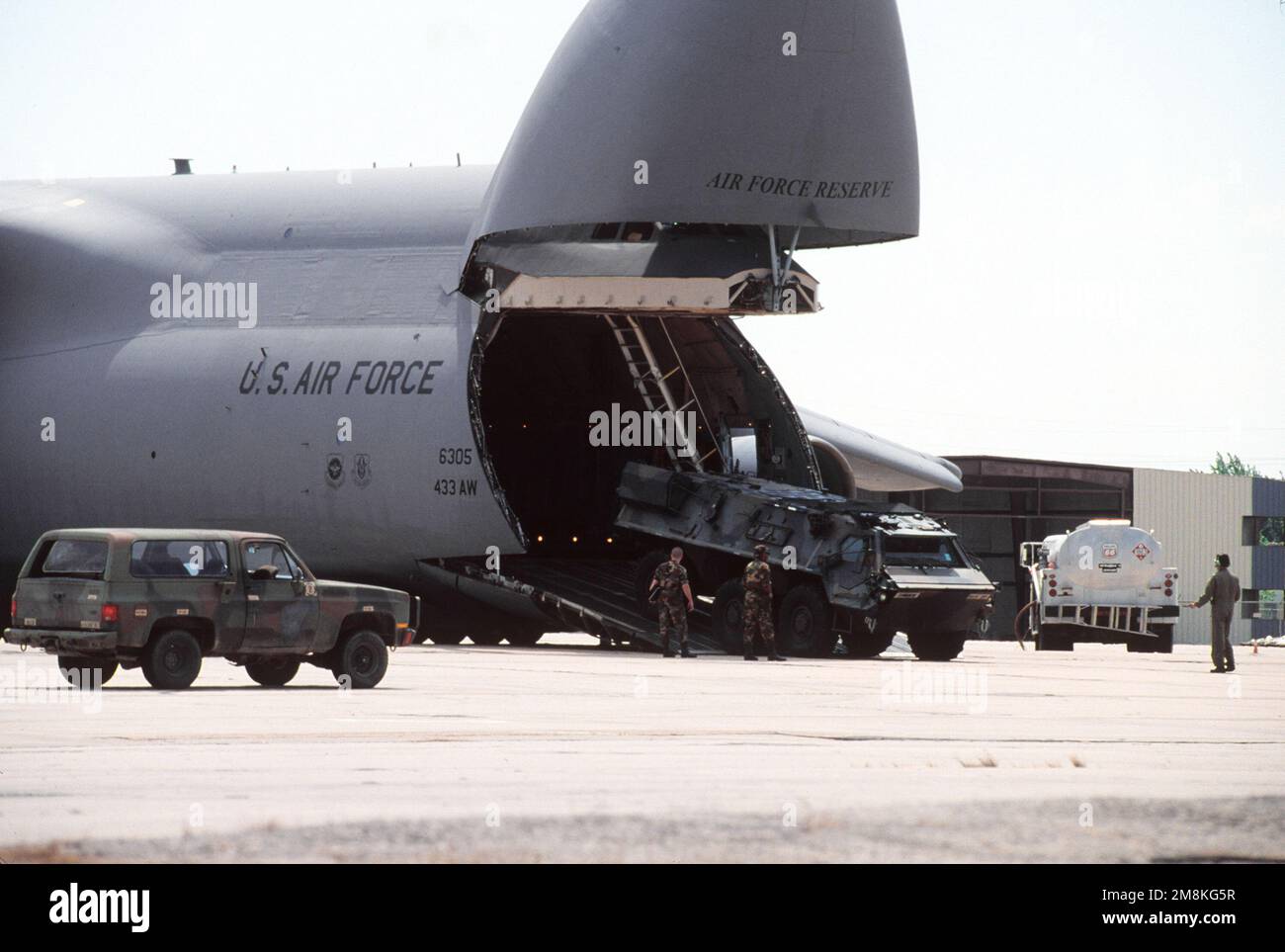 The C-5 Galaxy from the Air Force Reserve Command's, 433rd Airlift Wing ...