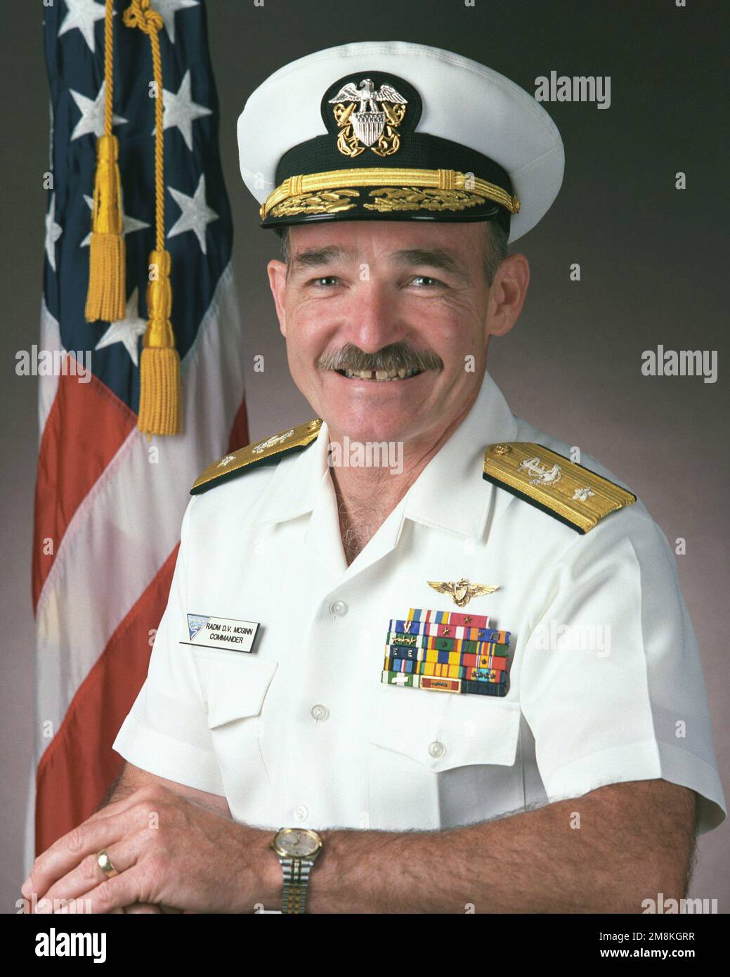 Rear Admiral (lower half) Dennis V. McGinn, USN. Country: Unknown Stock ...