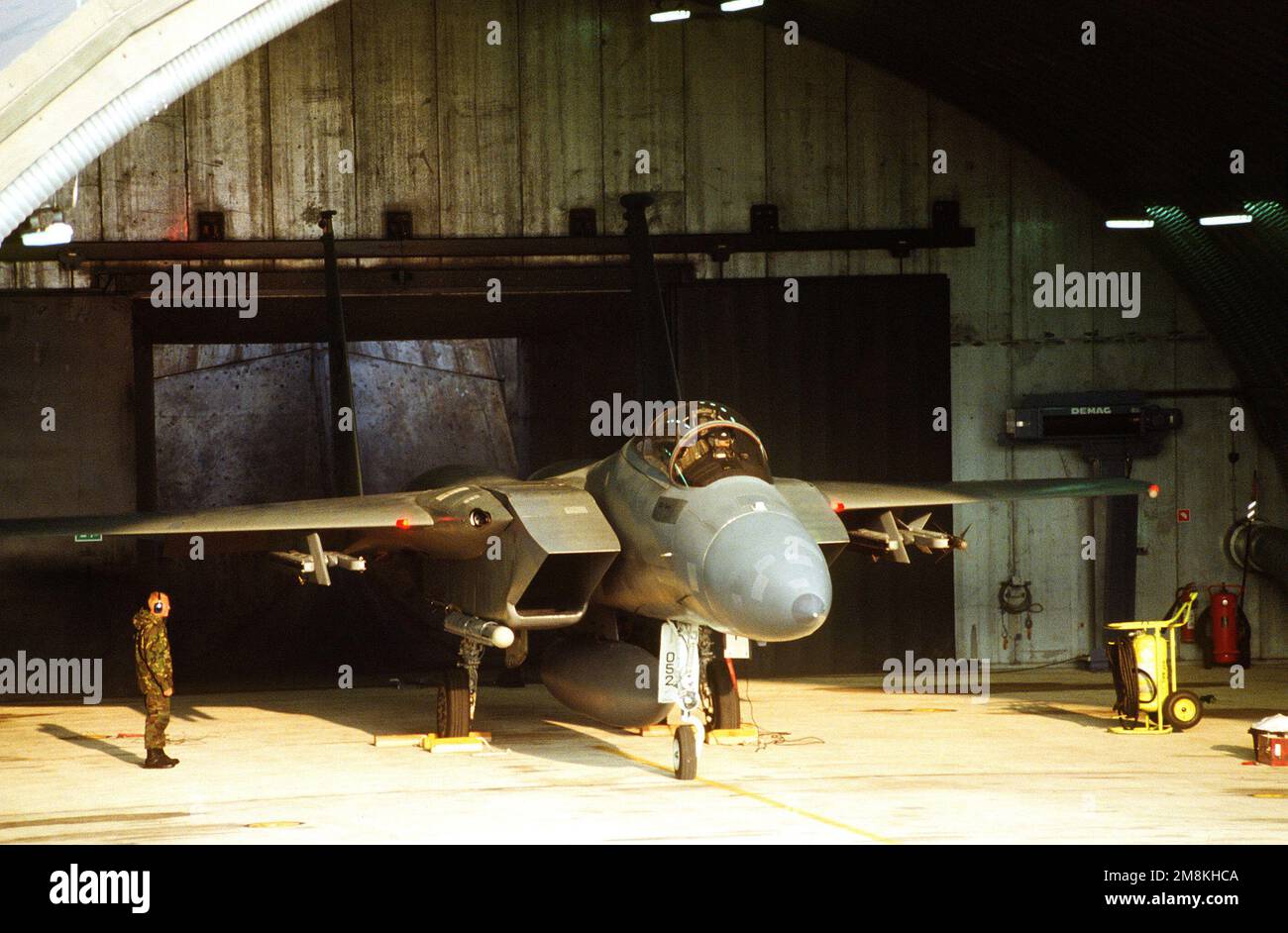 An F-15 Strike Eagle from the 53rd Fighter Squadron, 53rd Fighter Wing ...
