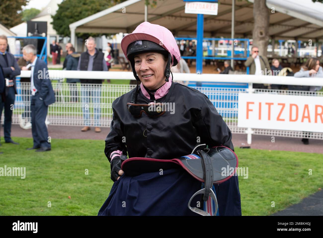 Windsor, Berkshire, UK. 3rd October, 2022. Jockey Hayley Turner after ...