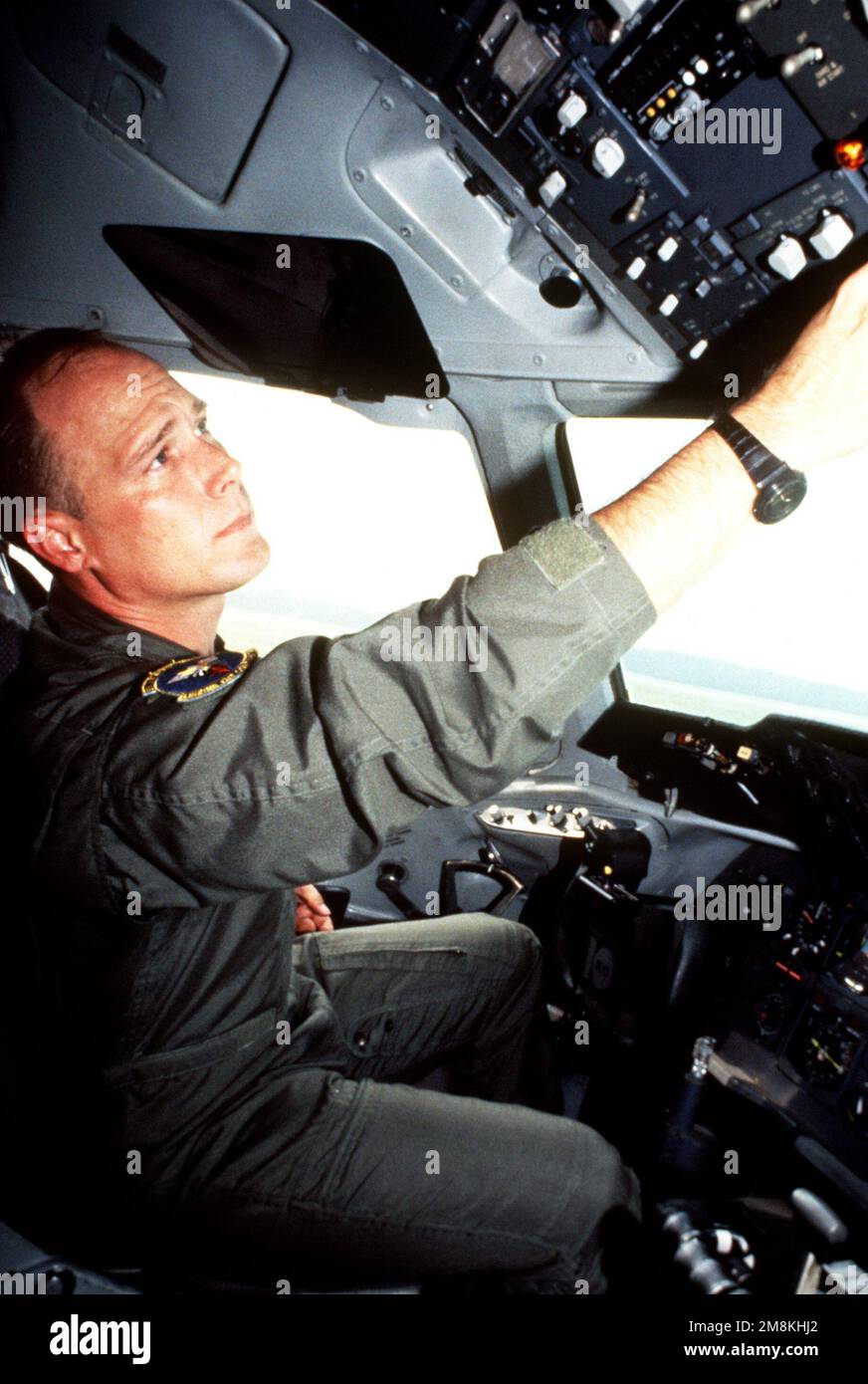 TECH. SGT. Keith Davis, a flight engineer from the 32nd Air Refueling ...