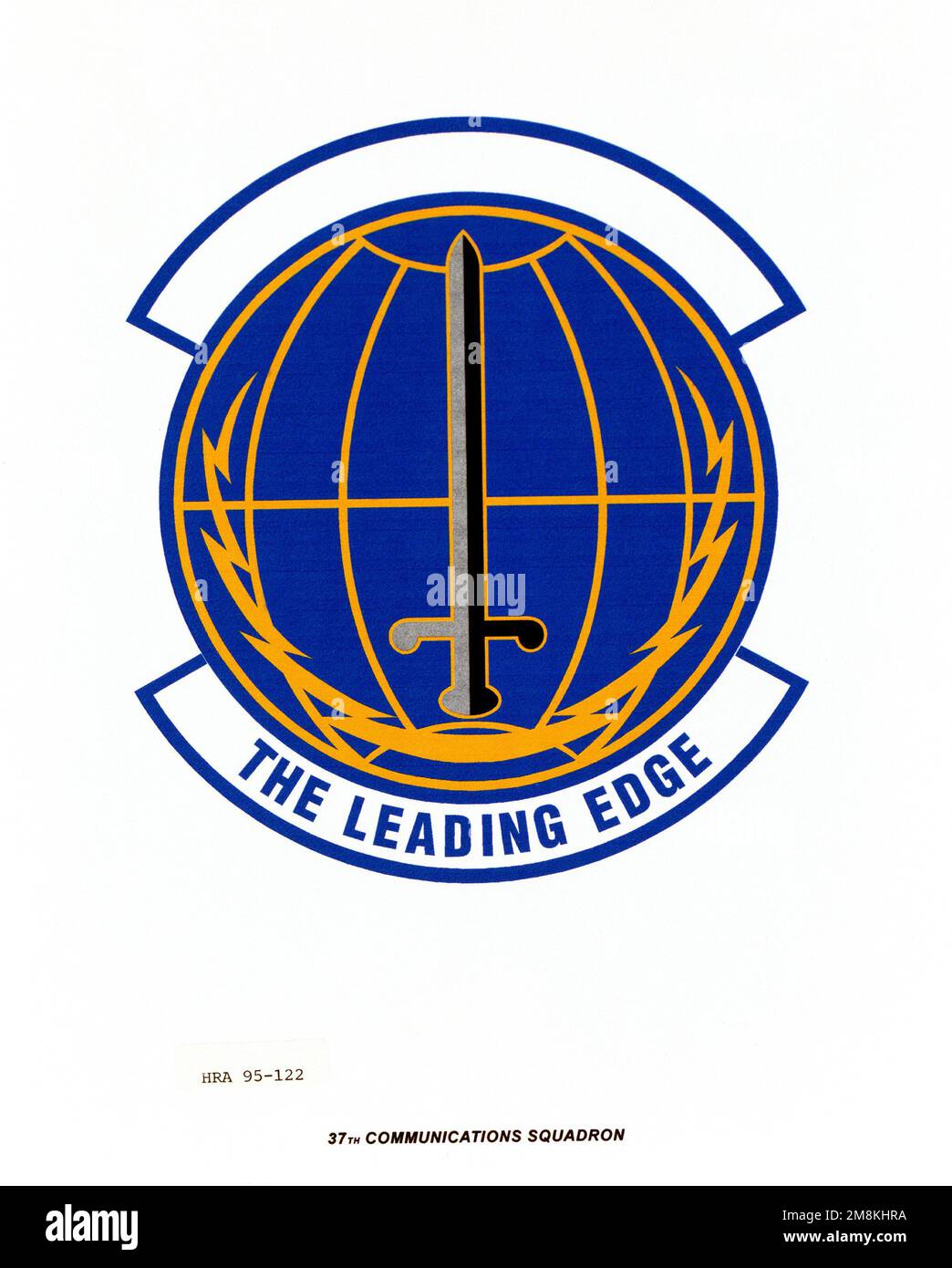 Approved Insignia for the 37th Communications Squadron. Exact Date Shot ...