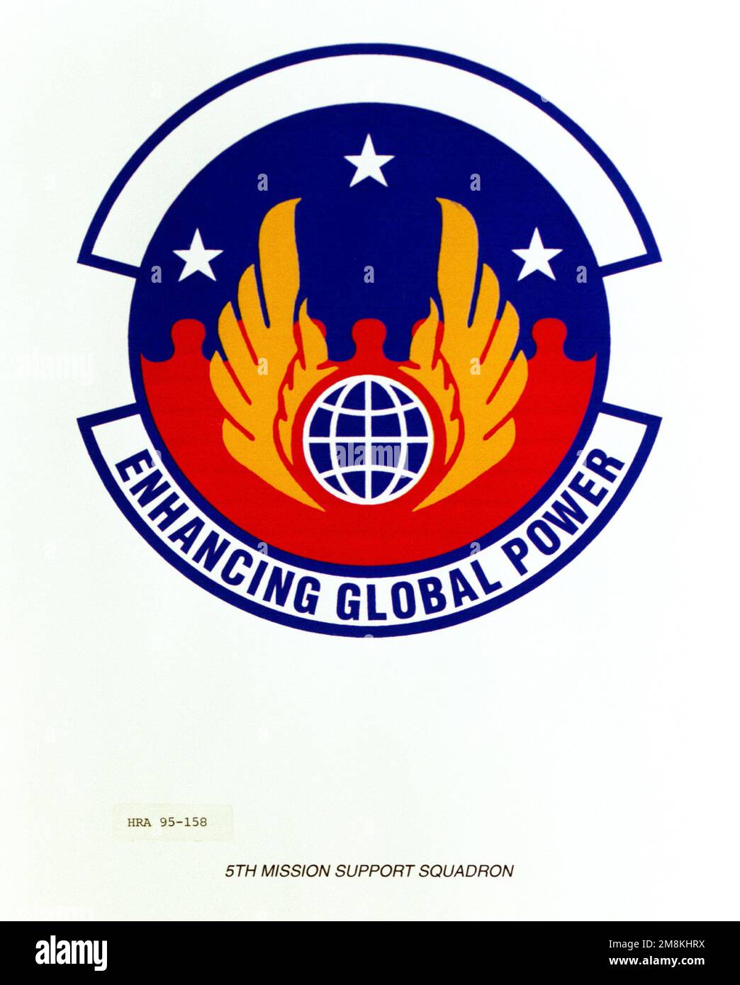 Approved Insignia for the 5th Mission Support Squadron. Exact Date Shot ...