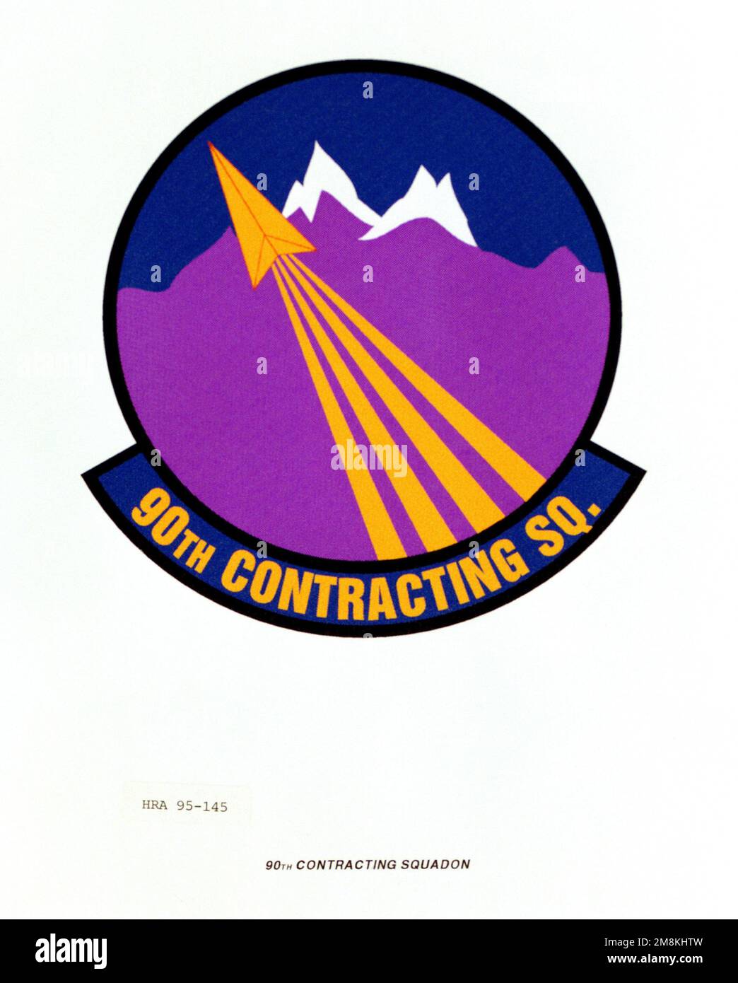 Approved Insignia for the 90th Contracting Squadron. Exact Date Shot ...