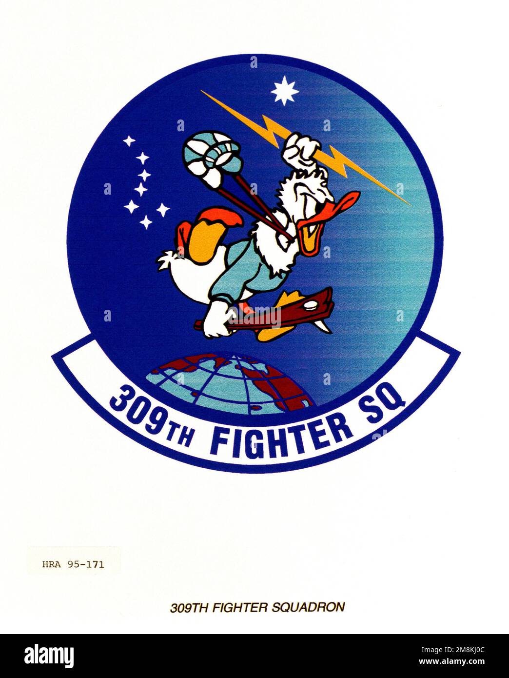 Approved Insignia for the 309th Fighter Squadron. Exact Date Shot ...