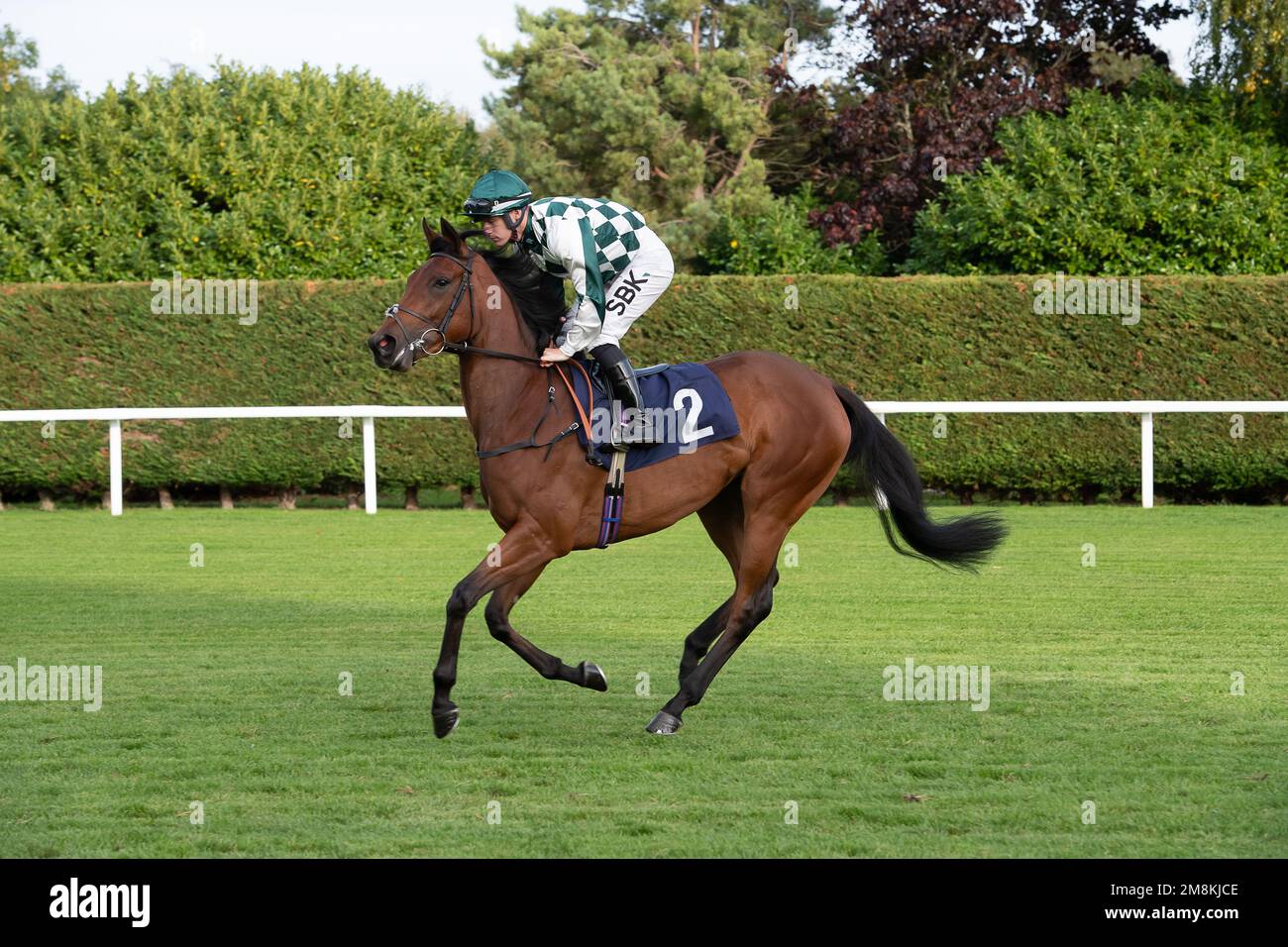 Windsor, Berkshire, UK. 3rd October, 2022. Horse BloomWithGrace ridden ...