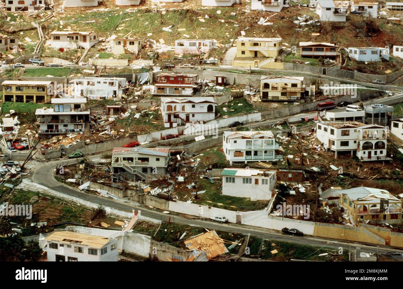 The debris and devastation scattered across St. Thomas from Hurricane ...