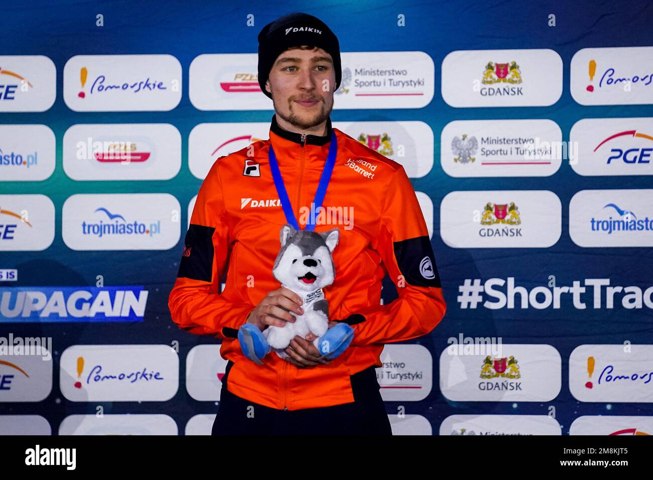 GDANSK, POLAND - JANUARY 14: Friso Emons of the Netherlands during the ...